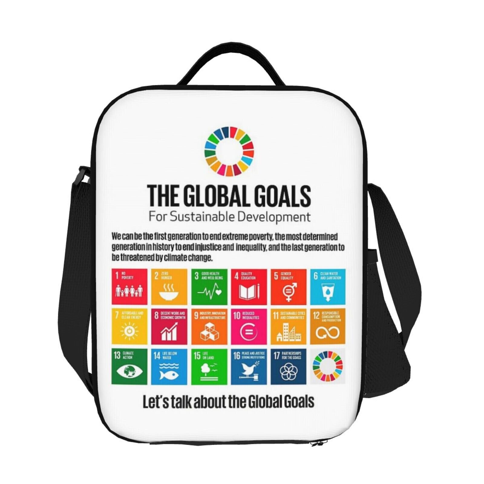 Kids Lunch Bag UN SDGs United Nations Sustainable Development Goals Let ...