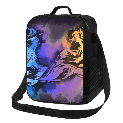 Kids Lunch Bag Final Fantasy X Logo Insulated Tote Box for Girls Boys ...