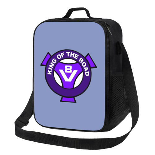 Kids Lunch Bag King Of The Road Scania V8 Purple Insulated Tote Box for ...