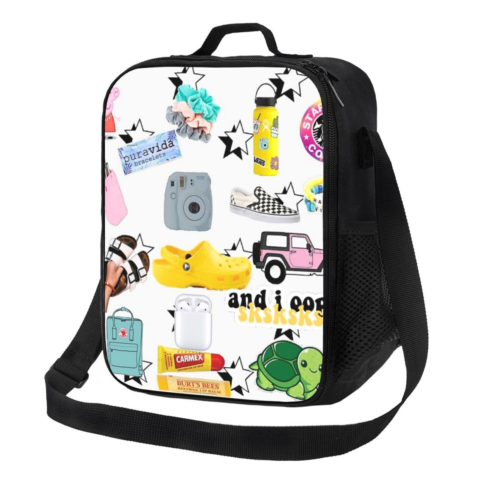 Kids Lunch Bag Vsco Girl Pack Insulated Tote Box for Girls Boys Back to ...