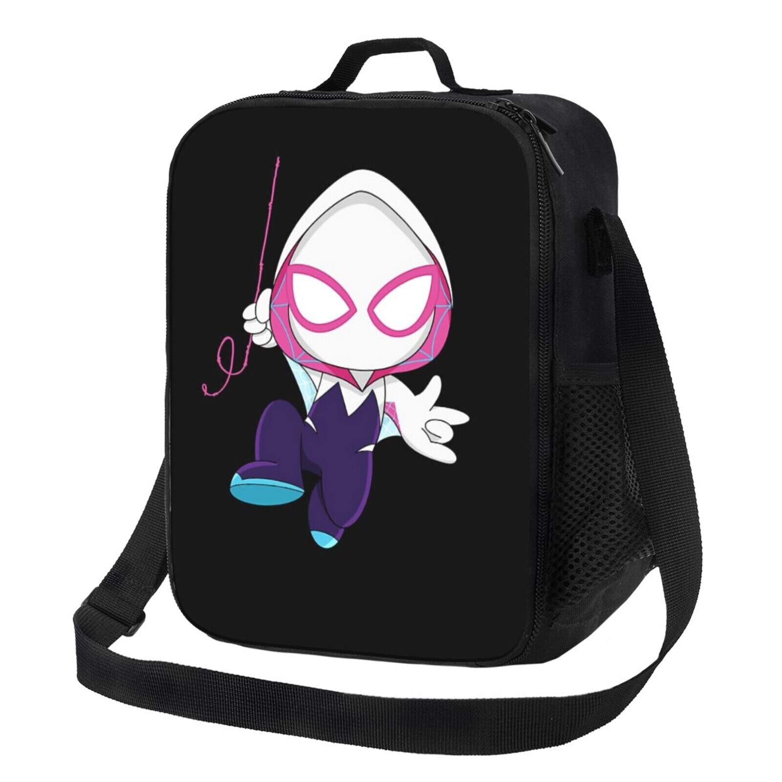 Kids Lunch Bag Cartoon Spider Ghost, Cute Baby Spidey Girl, Grl Pwr ...
