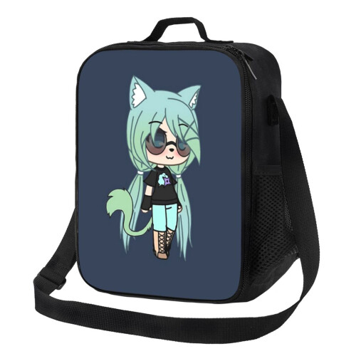 Kids Lunch Bag Gacha Life Series - Chloe The Tomboy Insulated Tote Box ...