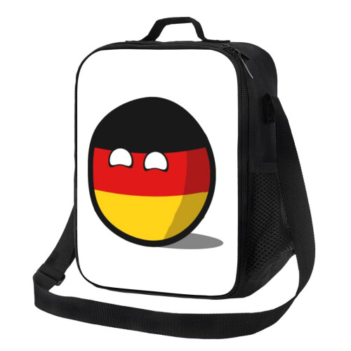 Kids Lunch Bag Germanyball (Countryball) Insulated Tote Box for Girls ...