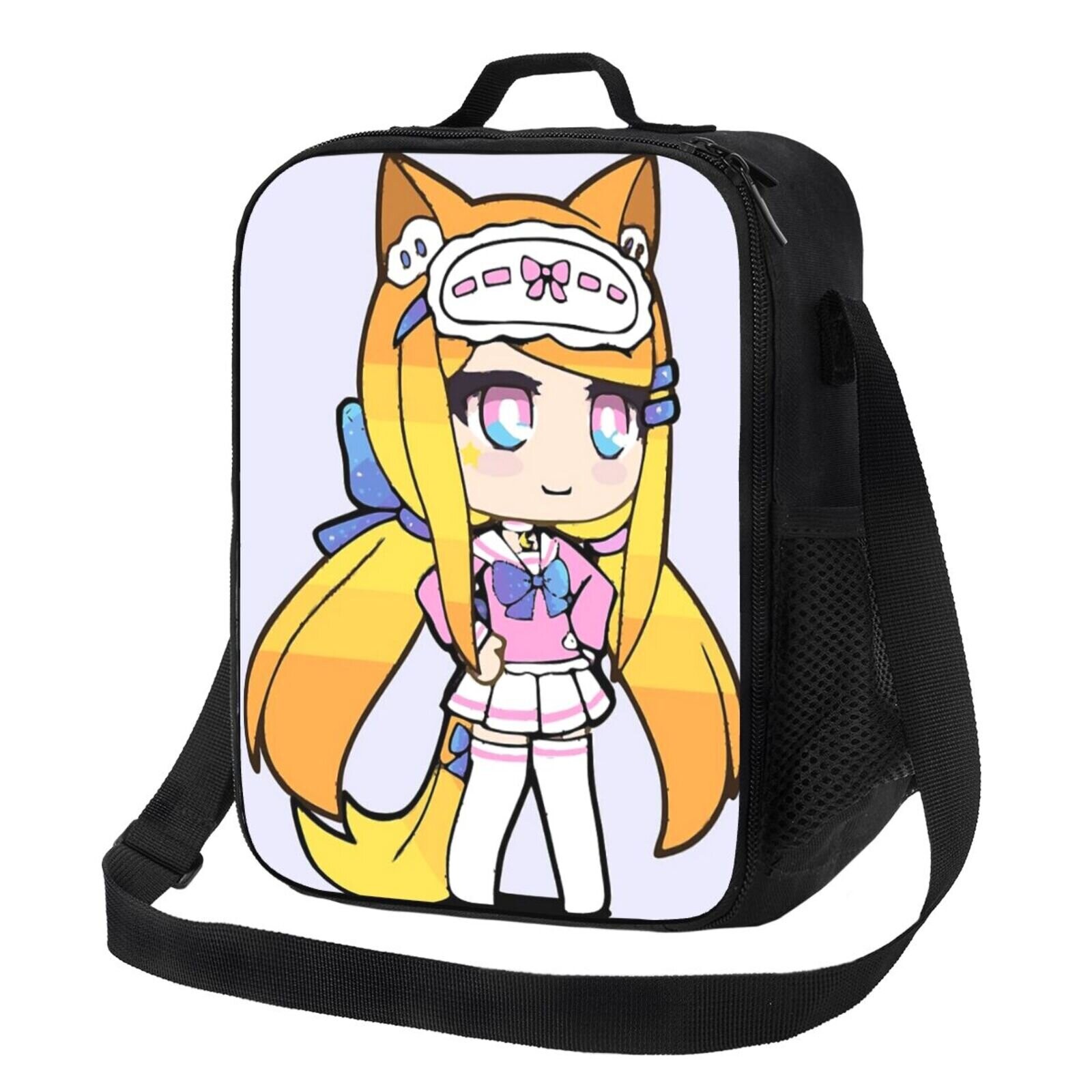 Kids Lunch Bag Gacha Life Senpaibuns Insulated Tote Box for Girls Boys ...