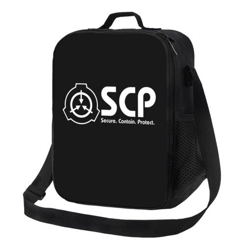 Kids Lunch Bag SCP Foundation Logo Insulated Tote Box for Girls Boys ...