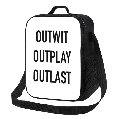 Kids Lunch Bag Survivor Outwit Outplay Outlast Insulated Tote Box for ...