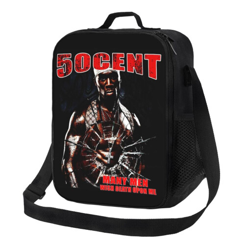 Kids Lunch Bag 50 Cent Is A Rapper Top Insulated Tote Box for Girls ...