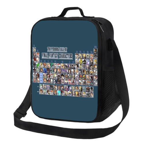 Kids Lunch Bag The Periodic Table Of Final Fantasy Characters Insulated ...