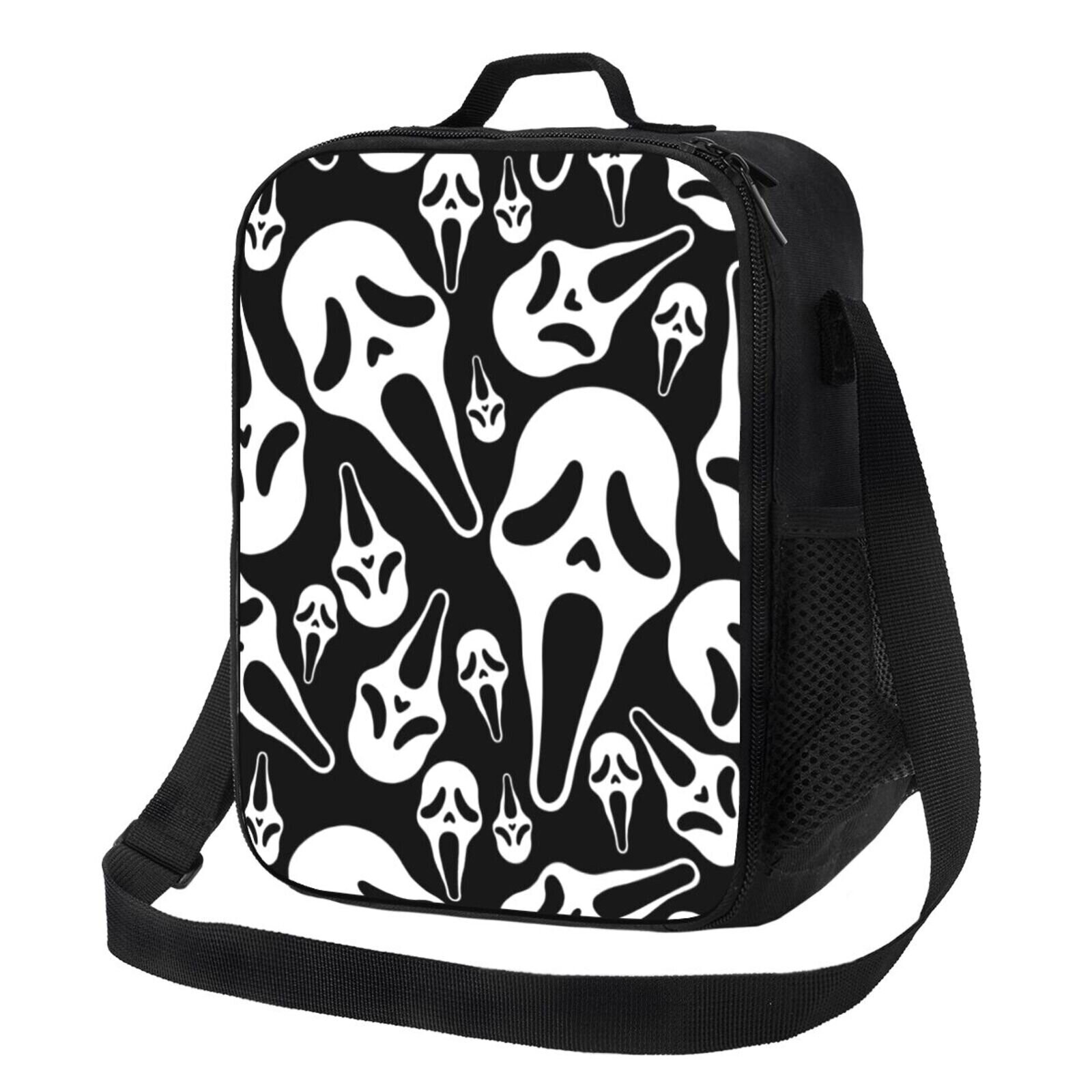 Kids Lunch Bag Ghostface Repeat V2 Insulated Tote Box for Girls Boys ...