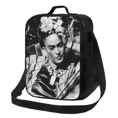 Kids Lunch Bag Frida Kahlo Beautiful Insulated Tote Box for Girls Boys ...