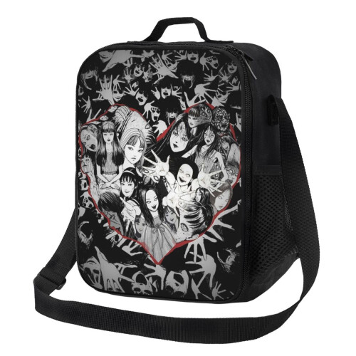 Kids Lunch Bag Junji Ito Tomie Valentines Day 2 Collage Insulated Tote ...