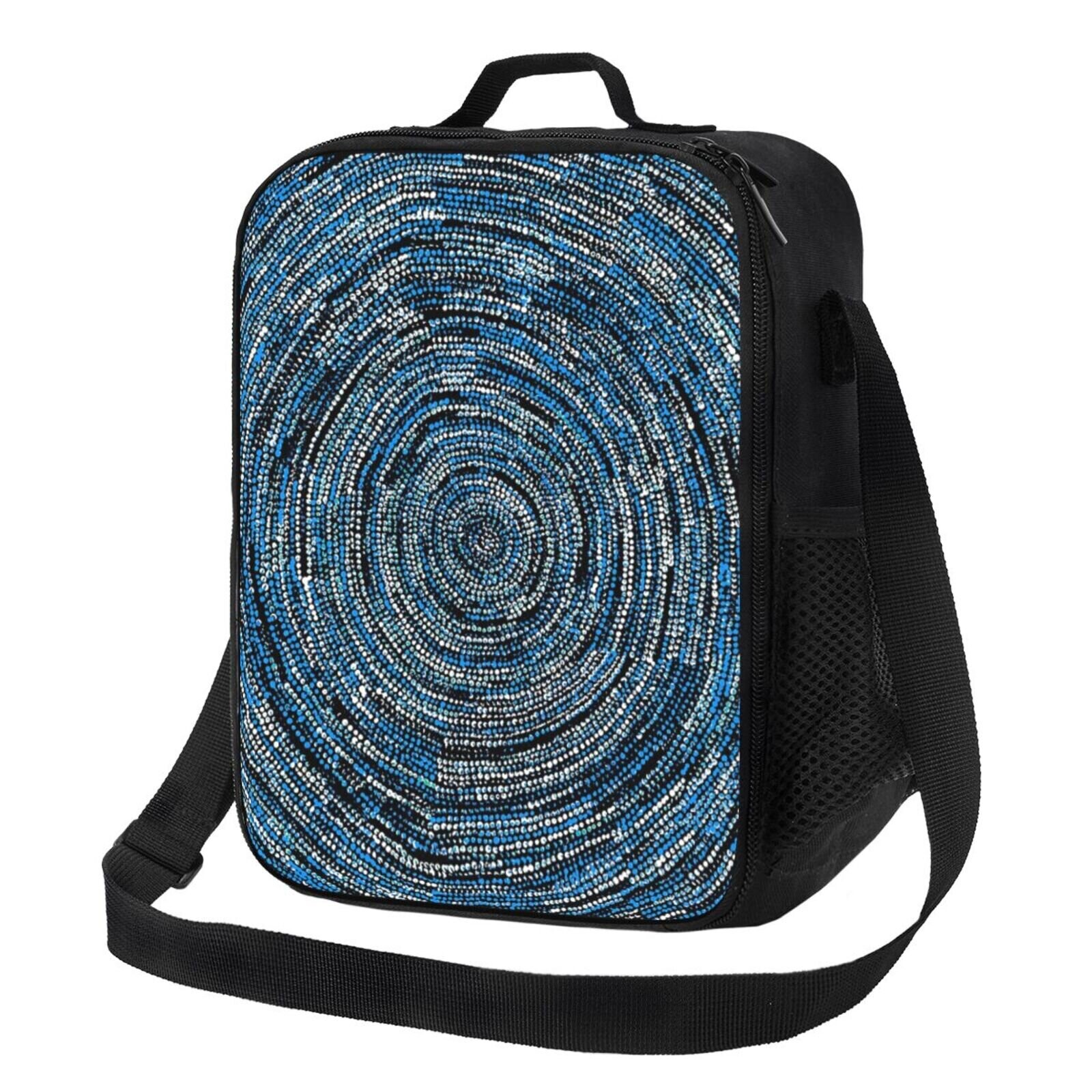 Kids Lunch Bag Australian Aboriginal Art Insulated Tote Box for Girls ...