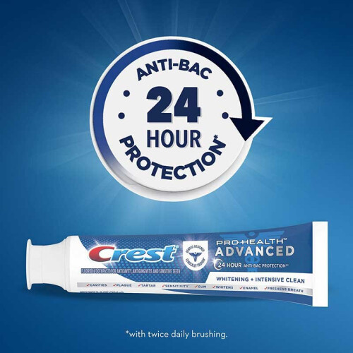 Crest Pro Health Advanced Toothpaste, 5.8 Oz (164 G), Whitening ...