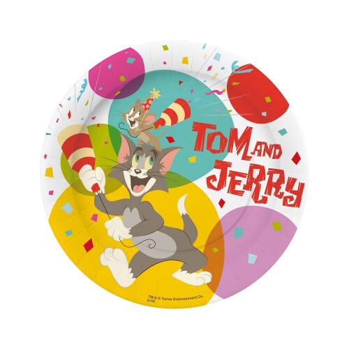 Tom and Jerry Disposable Plates (Pack of 10) on OnBuy