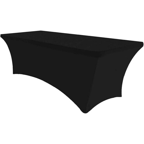 Stretch Tablecloth, 5ft Rectangular Spandex Dinner Table Cloth Four-Way ...