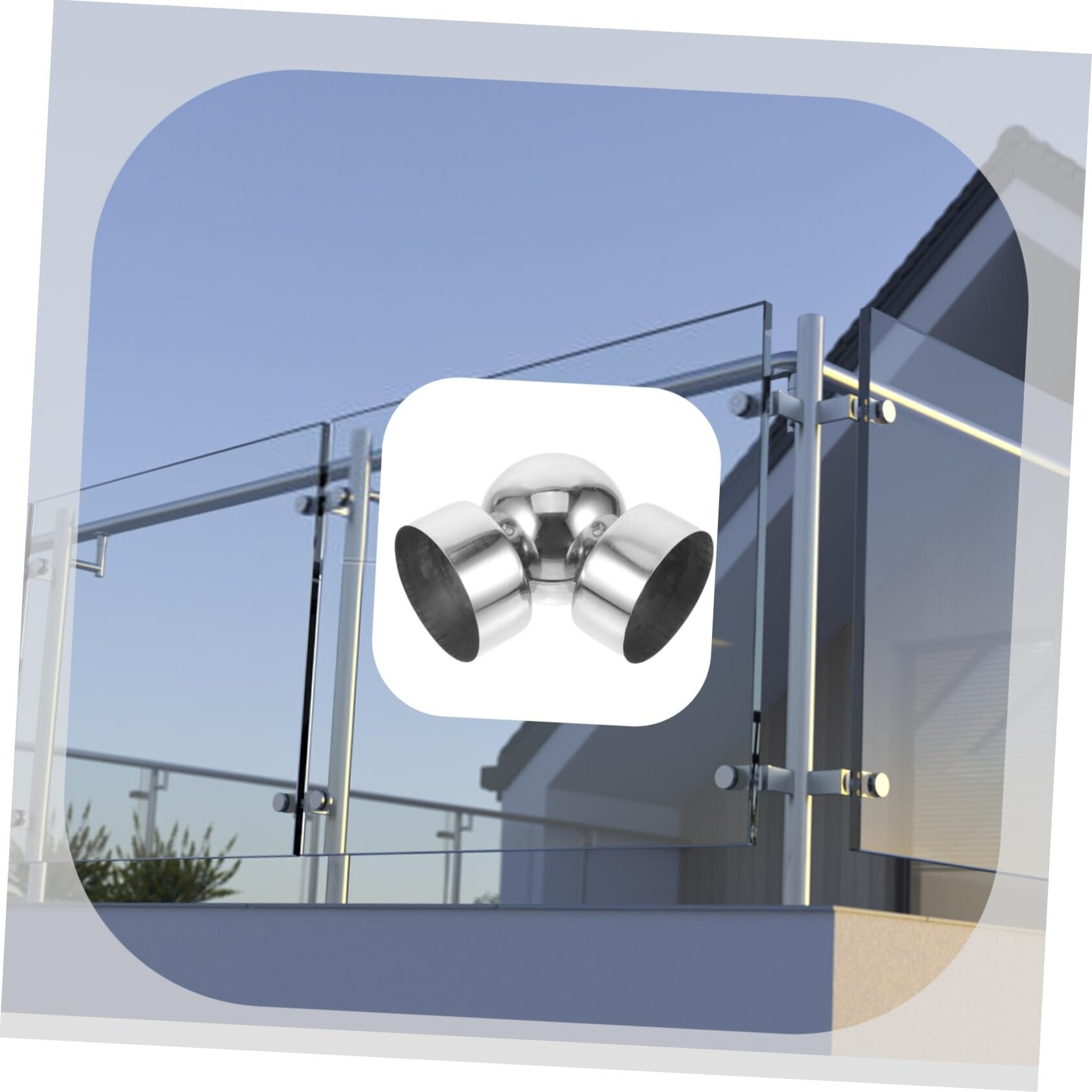 Pieces Cable Railing Connectors Bridge Cable Railing Connector For Tube ...