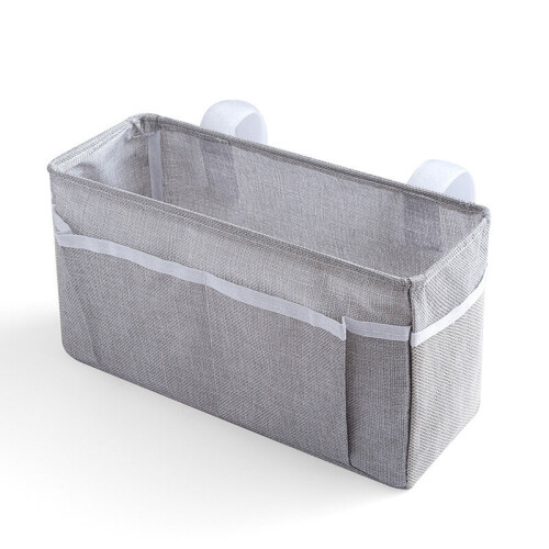 (a-4) 1PC Cotton Linen Bedside Storage Car Organizer Hanging Bag Dorm ...