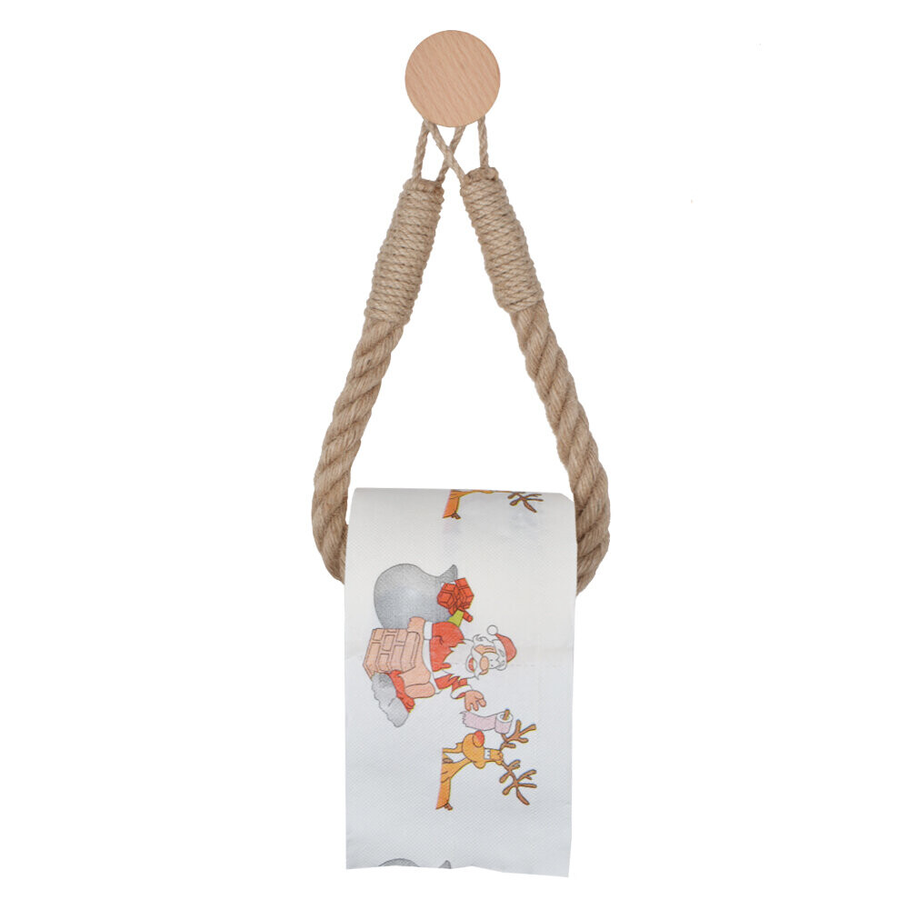 (a-round hemp) Nail-free Paper Towel Holders Towel Rack Bathroom Towel ...
