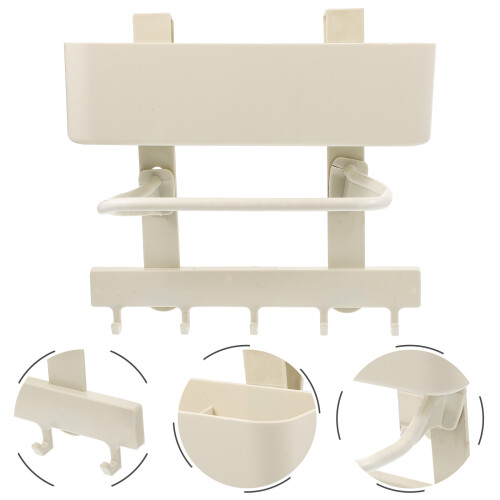 (a-As Shown) Storage Cabinet Organizer Kitchen Door Over Rack Basket ...