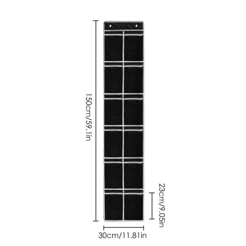 (a-C) Over Door Mesh Organizer Space Saving Hanging Pill Box Holder ...