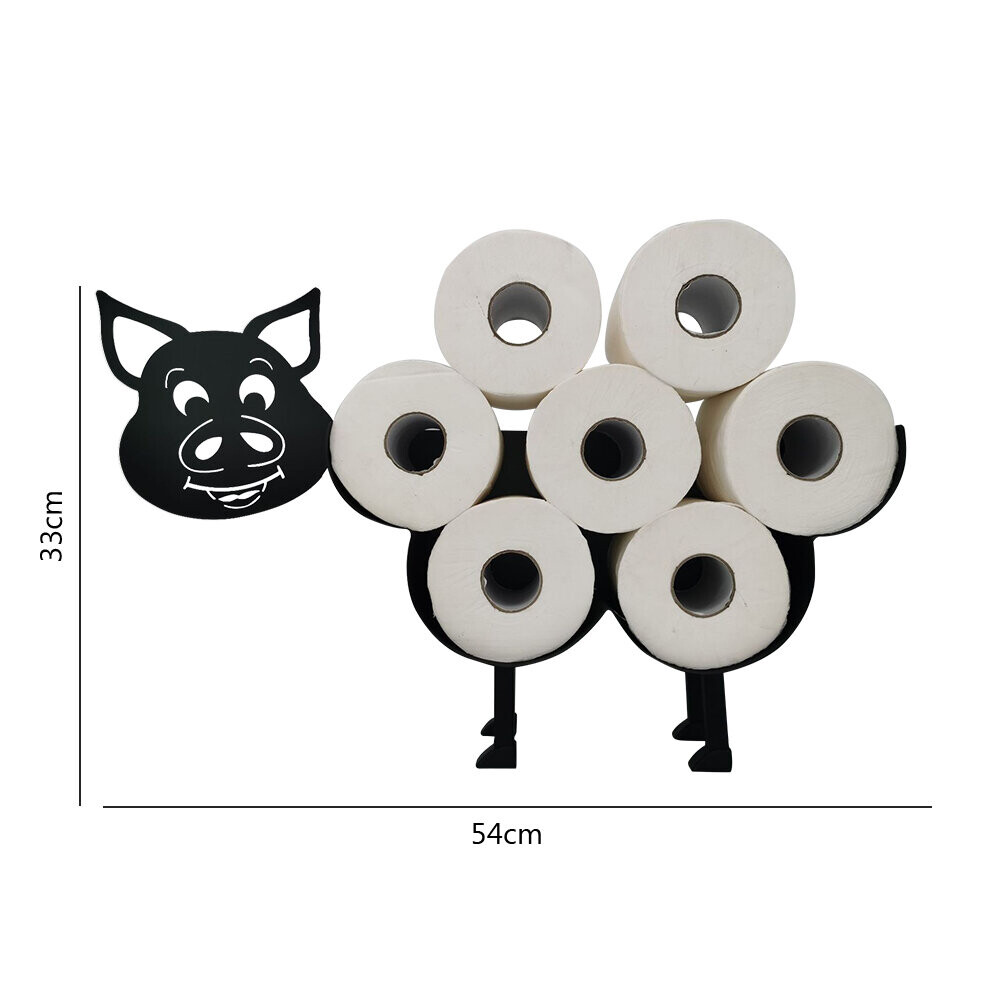 (a-C) Funny Metal Iron Animal Shape Decorative Toilet Paper Racks Free ...