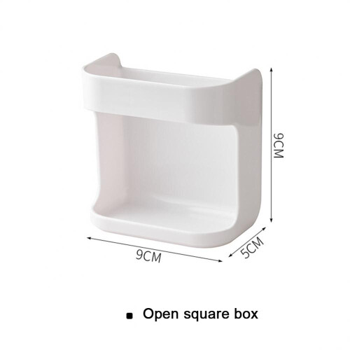 (a-Open square box) Storage Racks Hole Plate Board Wall Shelf Hook Wall ...