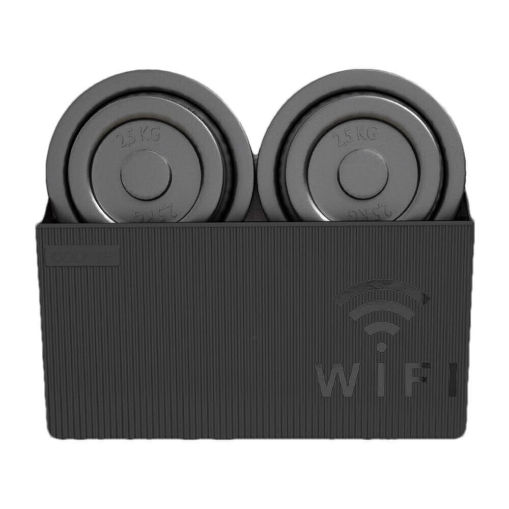 (a-Black) Hanging Router Storage Box Wall-mounted Wifi Boxes For Home ...