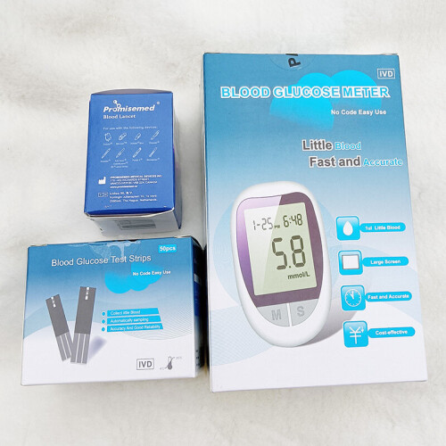 Household fully automatic code-free accurate blood glucose detector blood glucose analysis ...