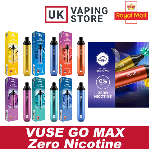 Vuse Go Max Zero Nicotine Disposable Vape Kit - No Nicotine on OnBuy