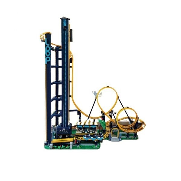 Fairground Model Loop Coaster Building Blocks Set Creative Master ...