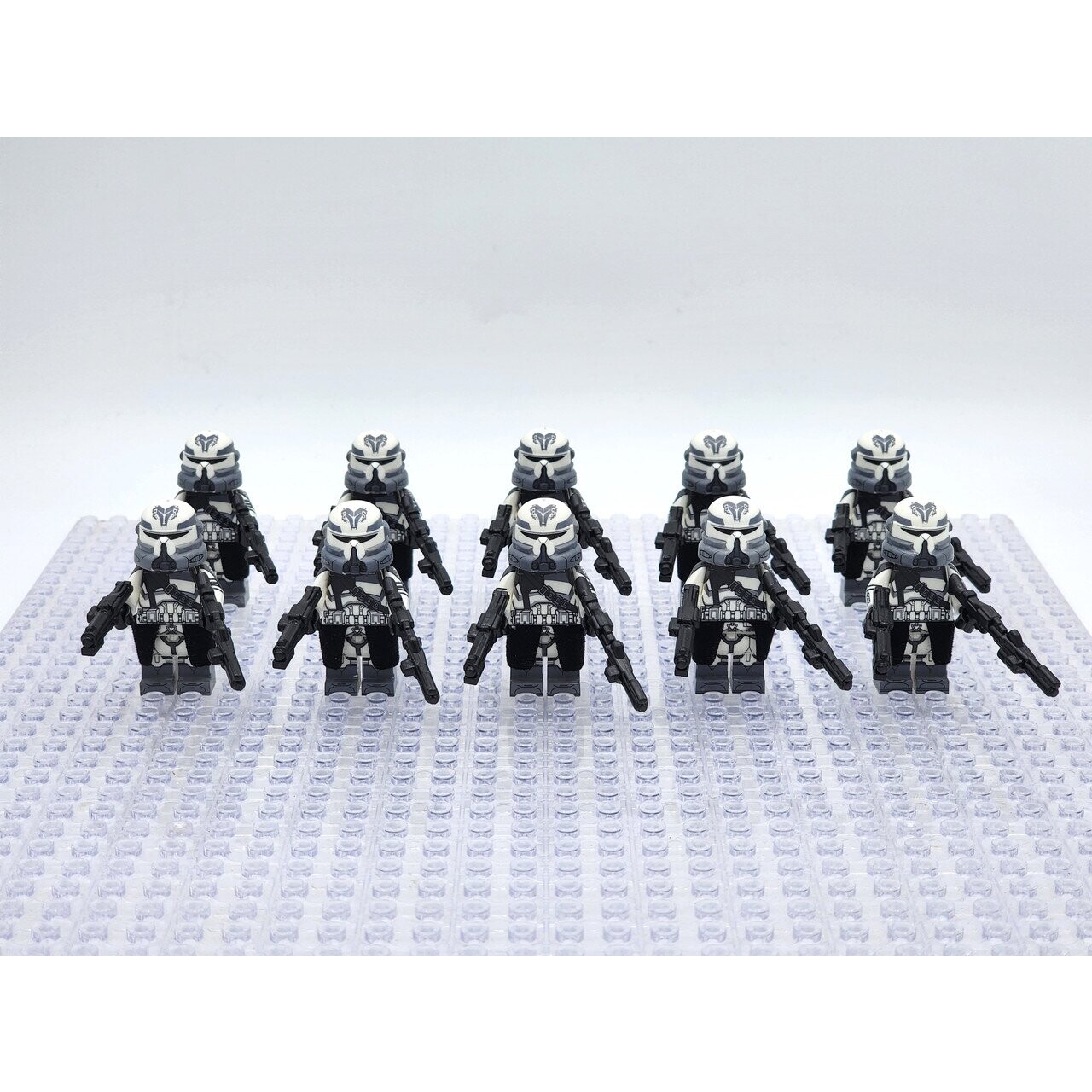 (Phase 2 Wolfpack Airborne Clone Troopers) Star Wars 501st Captain Rex Jesse Echo Clone Troopers ...