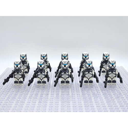 (104th Wolfpack Clone Commandos) Star Wars 501st Captain Rex Jesse Echo ...