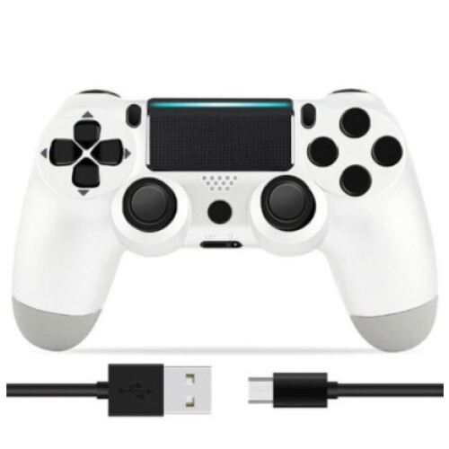 (White) PS4 Controller Wireless,Dual Vibration/6-Axis Motion Control ...