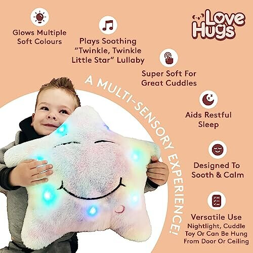 LoveHugs Musical Star Teddy Sensory Light - Sensory Toys For Autism ...