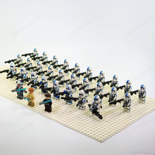31-Piece Star Wars 501st Legion Minifig Set: Obi-Wan, Anakin, Ahsoka ...