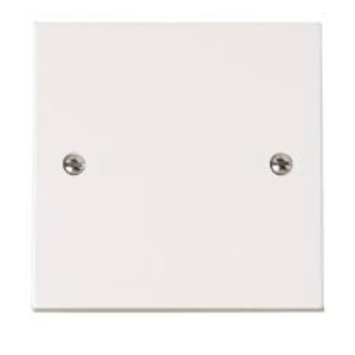 Single Gang (1G) Electrical White Socket Blanking Plate on OnBuy