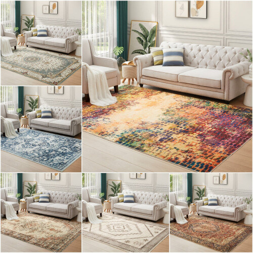 Luxury Non Slip Large Traditional Rugs Bedroom Living Room Rug on OnBuy