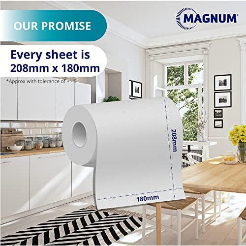 Magnum Ultra Absorbency Kitchen Roll - Strong & Durable, Bulk Buy (Pack ...