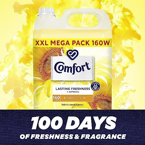 Comfort Sunshiny Days Fabric Conditioner with Stay Fresh technology for 100 days of freshness ...
