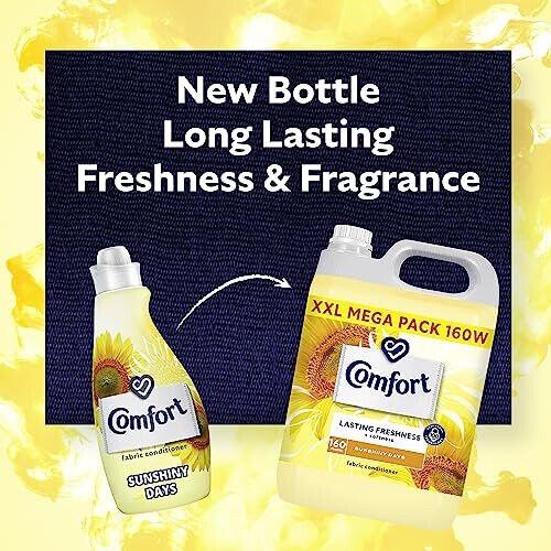 Comfort Sunshiny Days Fabric Conditioner with Stay Fresh technology for 100 days of freshness ...