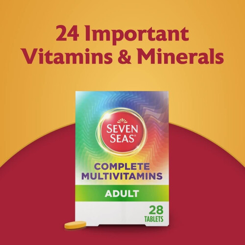 Seven Seas Complete Multivitamins For Adults, 28 Tablets Vitamins B6 on ...