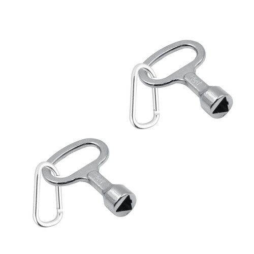 Triangle Key, Triangle Keys, 2 Piece Metal Triangle Key, Gas Meter Keys ...