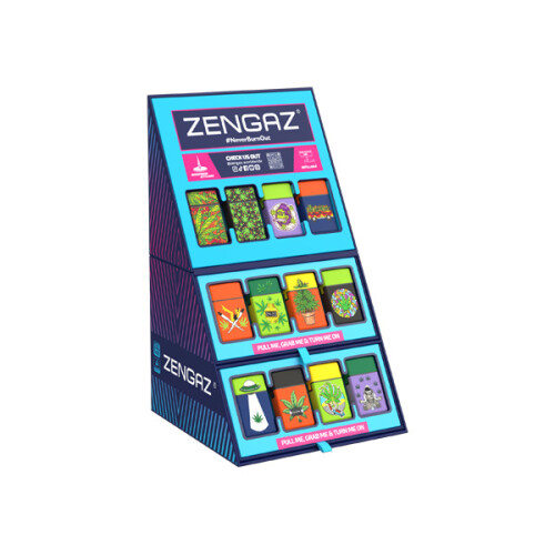 Zengaz Cube ZL-30 Chip Set (UK-S3) - Jet Flame Lighters Bundle + 48 ...