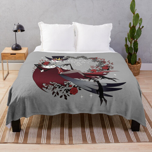 Fleece Throw Blanket Helluva boss Stolas for Sofa Couch Kids 60 x 50 ...