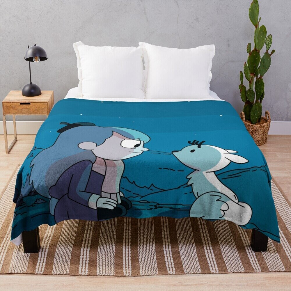 Fleece Throw Blanket Hilda and Twig Hilda for Sofa Couch Kids 60 x 50 ...