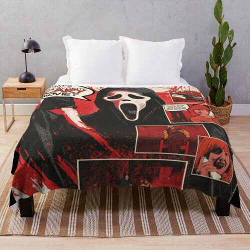Fleece Throw Blanket Scream - What's your favorite scary movie? for ...