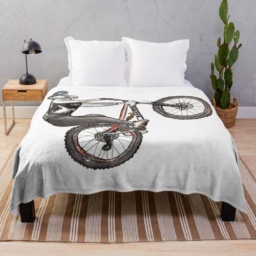 Fleece Throw Blanket Fabio Wibmer Backflip for Sofa Couch Kids 60 x 50 ...