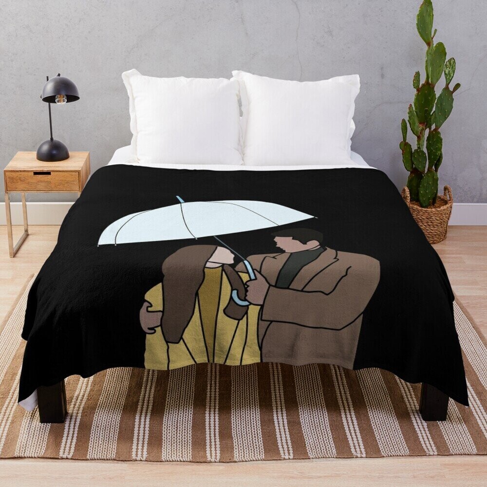 Fleece Throw Blanket Crash landing on you - Ri Jung Hyuk And Yoon Se-Ri ...