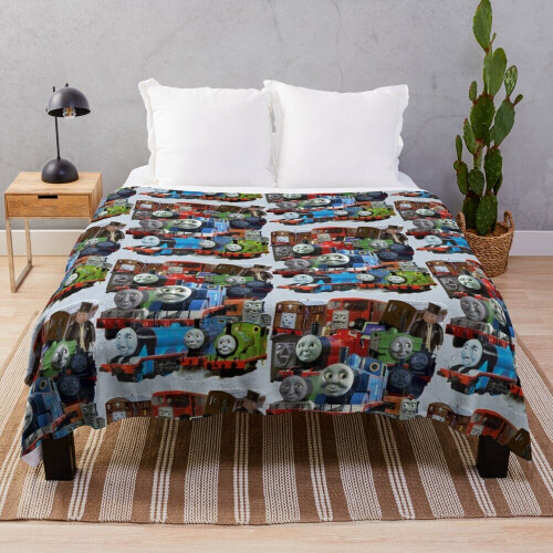 Fleece Throw Blanket Thomas the Tank Engine and Friends for Sofa Couch ...