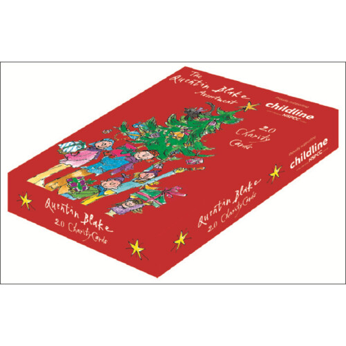 Quentin Blake Box Of 20 Assorted Childline Charity Christmas Cards Card ...